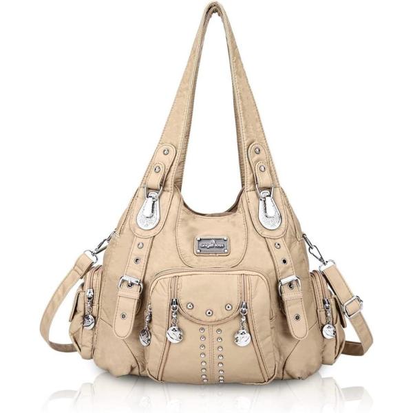 Angel Kiss Purses for Women Soft PU Leather Large Hobo Bags for Women ...